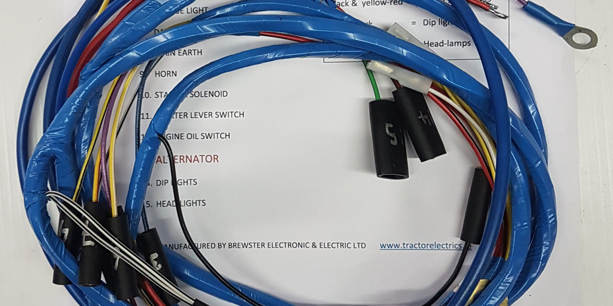 Tractor Wiring Harness And Looms — Tractor Electric's