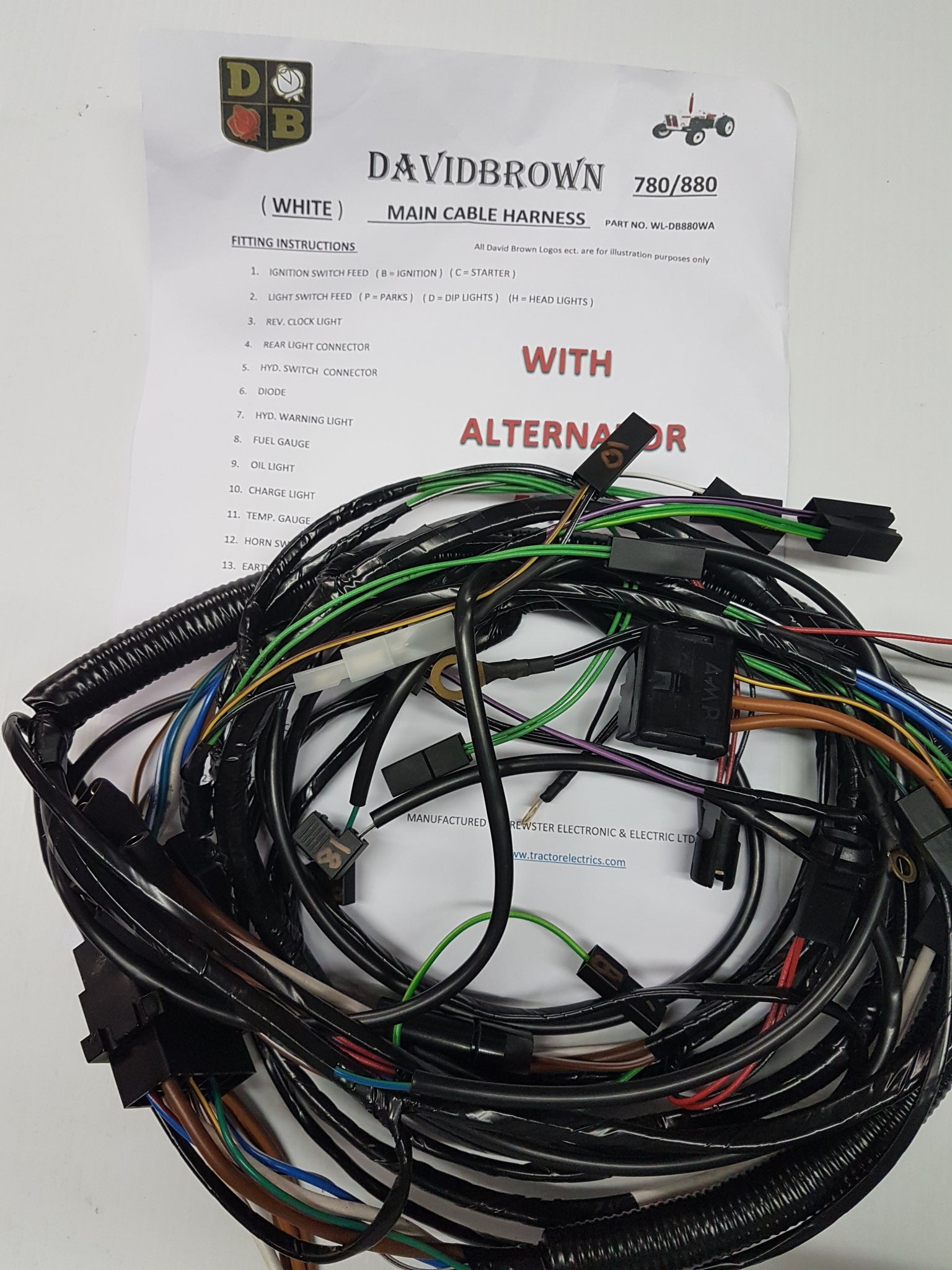Tractor Wiring Harness And Looms — Tractor Electric's