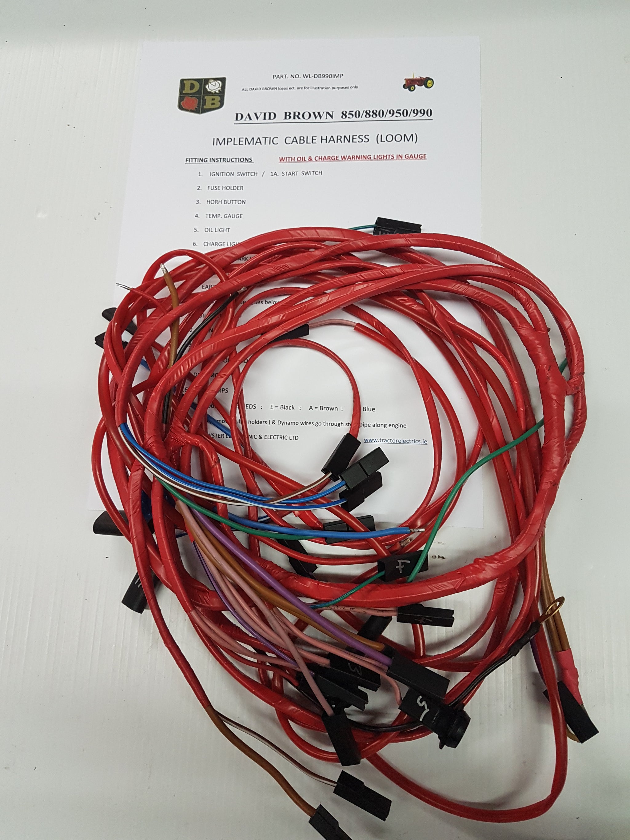 Tractor Wiring Harness And Looms — Tractor Electric's