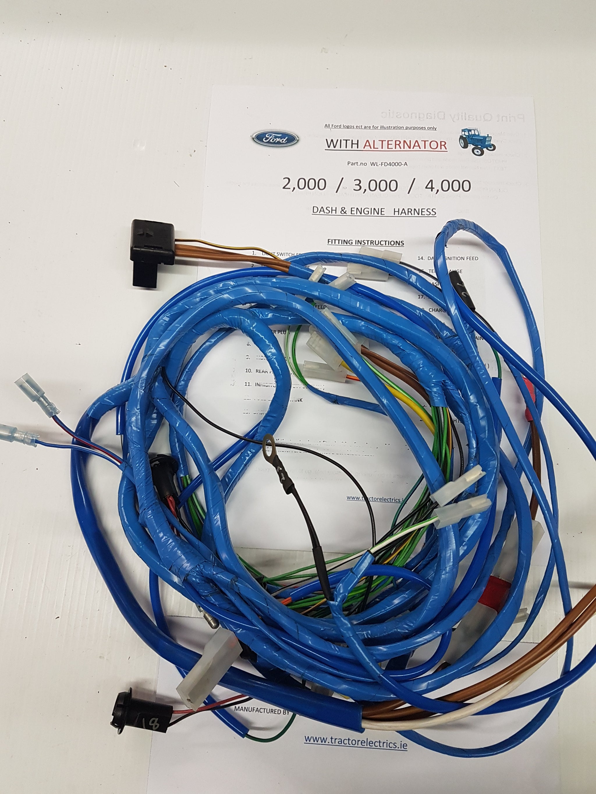 Tractor Wiring Harness And Looms — Tractor Electric's