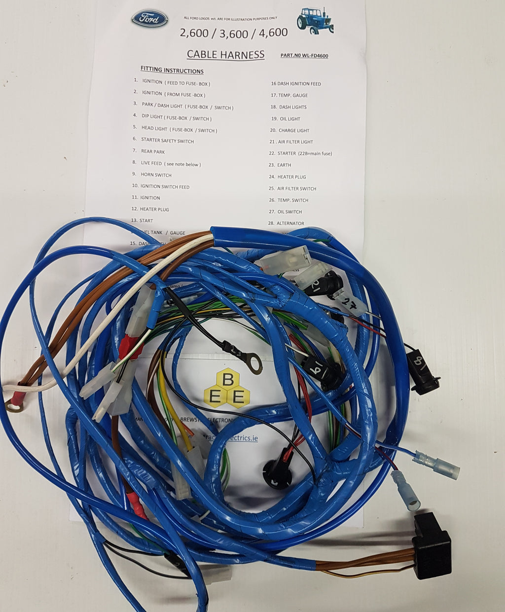 Tractor Wiring Harness And Looms — Tractor Electric's