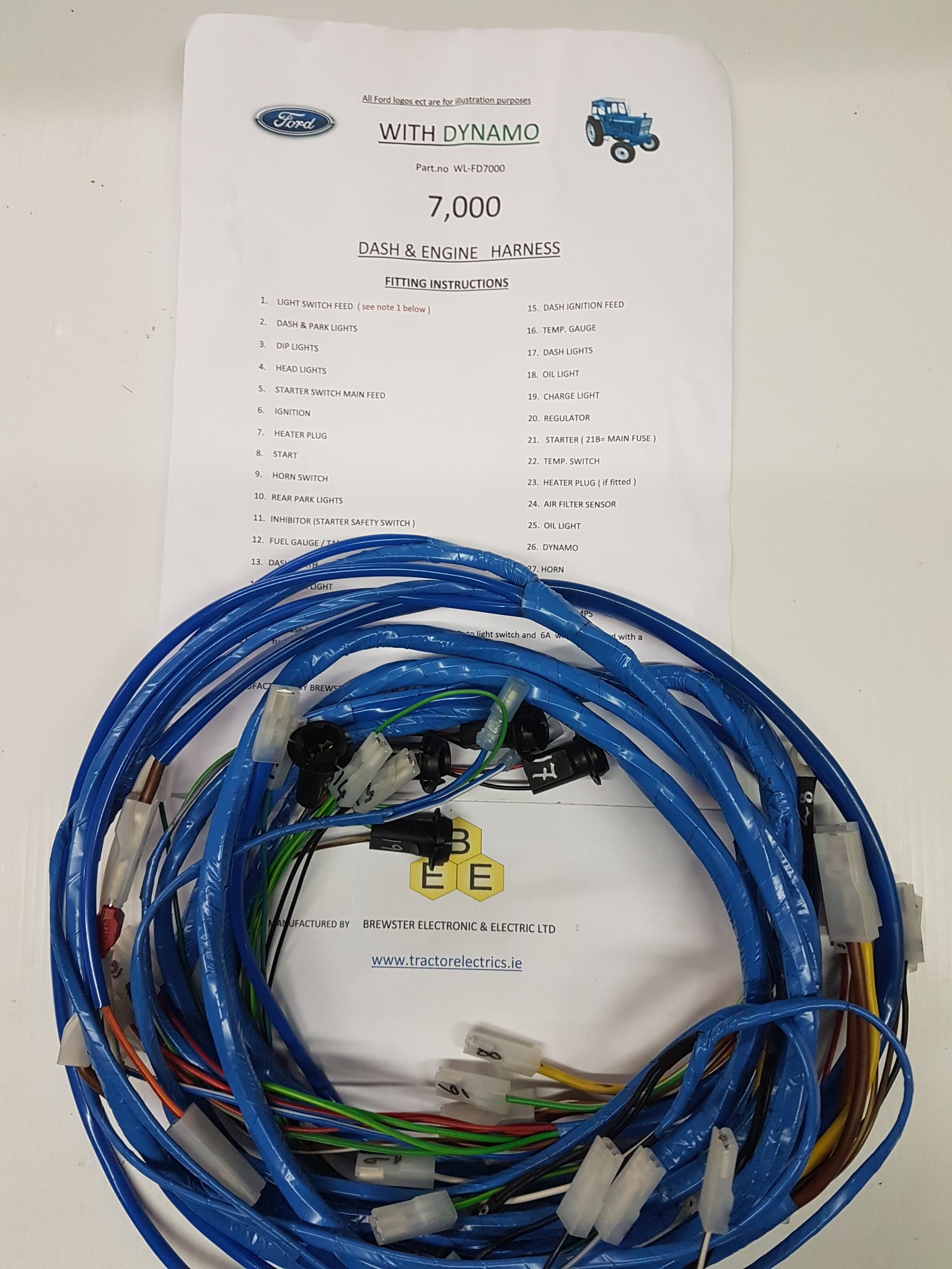 Ford Tractor Looms, Harnesses, Electrical Parts And Products — Tractor ...