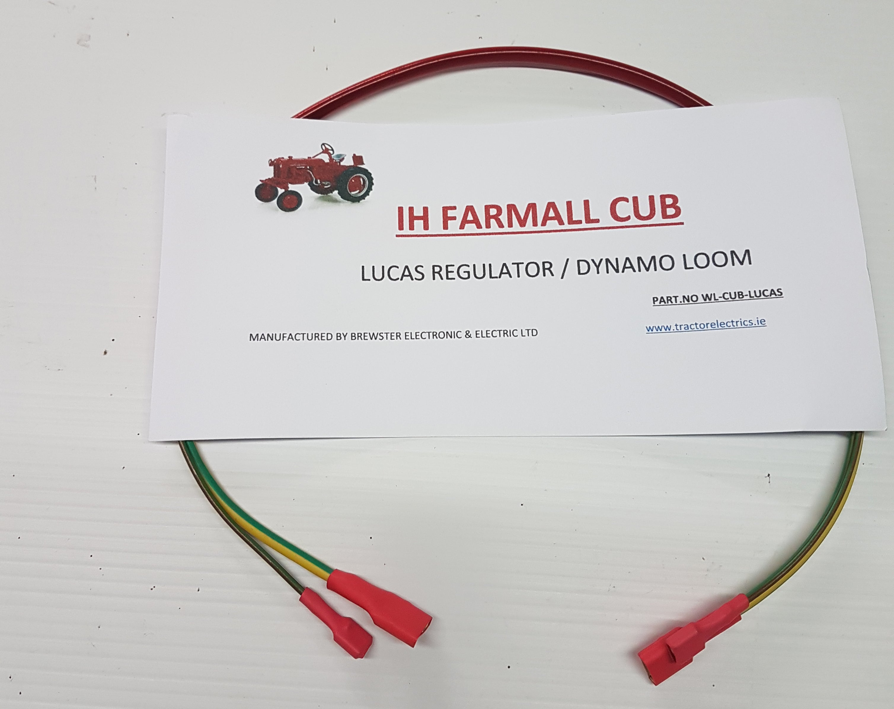 IH Farmall Cub Dynamo Tractor Lucas Loom — Tractor Electric's