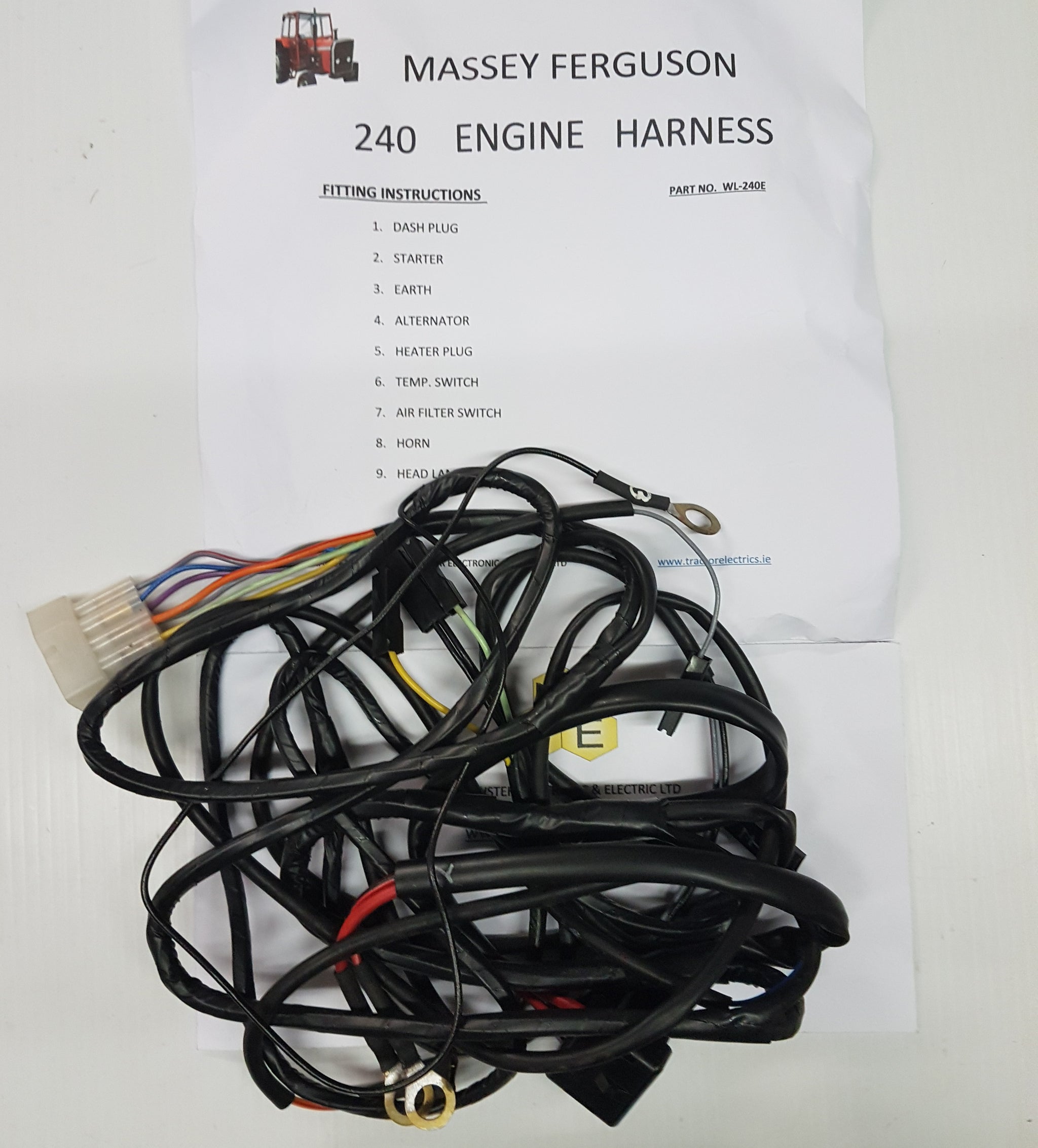 Tractor Wiring Harness And Looms — Tractor Electric's