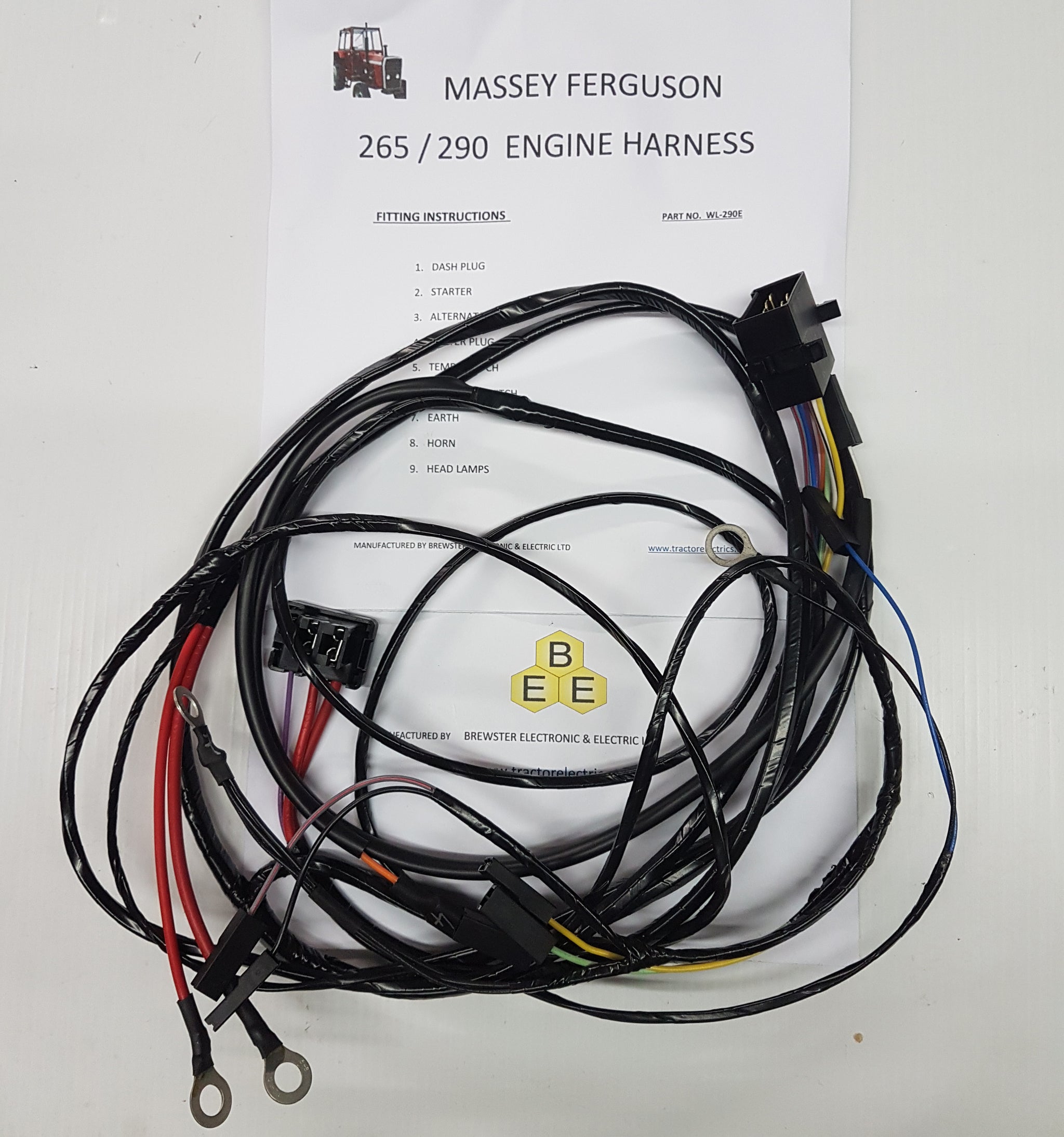 Tractor Wiring Harness And Looms — Tractor Electric's